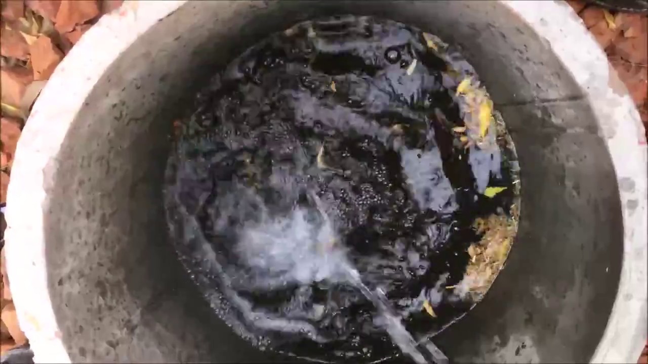 Man aspal Soak Pit Work (During Testing) - YouTube