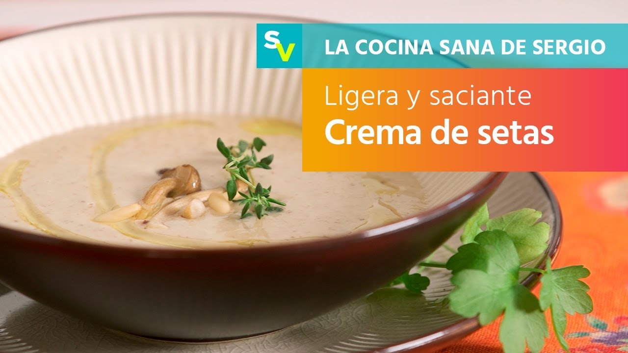 Receta crema de setas - YouTube