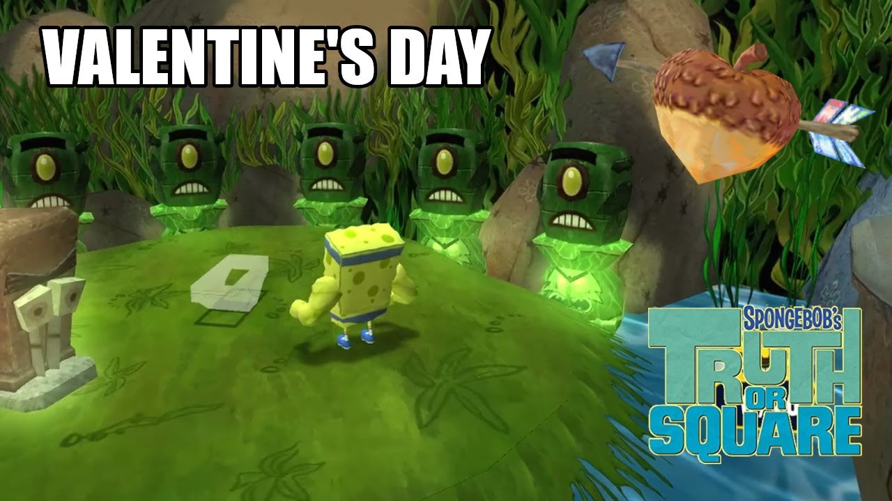 SpongeBob's Truth or Square - Valentine's Day Achievement - YouTube