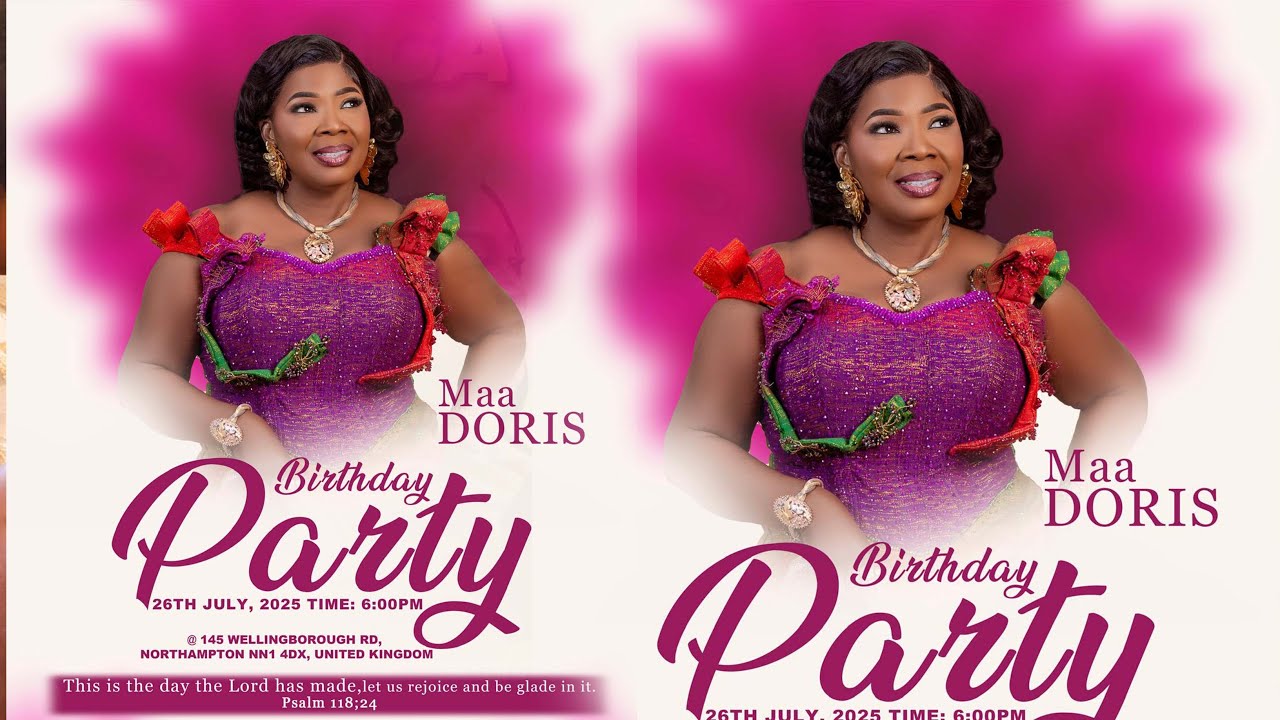 MAA DORIS @60 BIRTHDAY PARTY NORTHAMPTON LONDON UK - YouTube