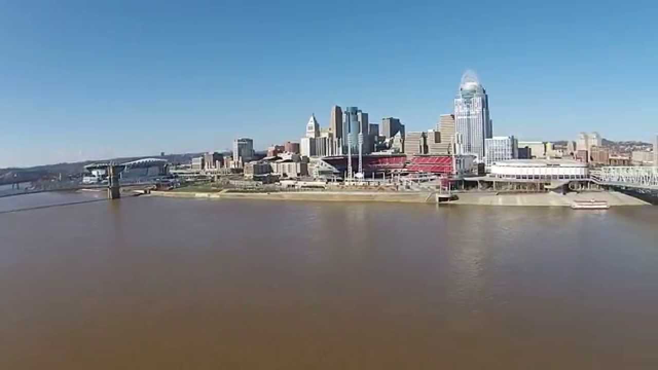 View of Cincinnati Skyline - YouTube