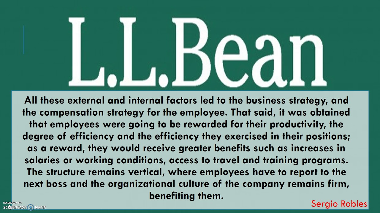 L.L. BEAN CASE STUDY - GROUP 7 - YouTube