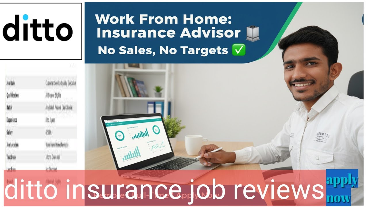 Work From Home Job | Ditto Insurance Advisor Interview Questions ...