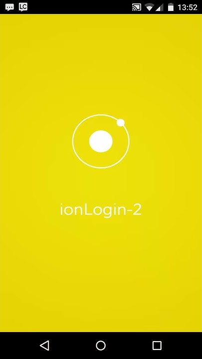 Login 2 - Ionic Login/Signup/Forgot Password - YouTube