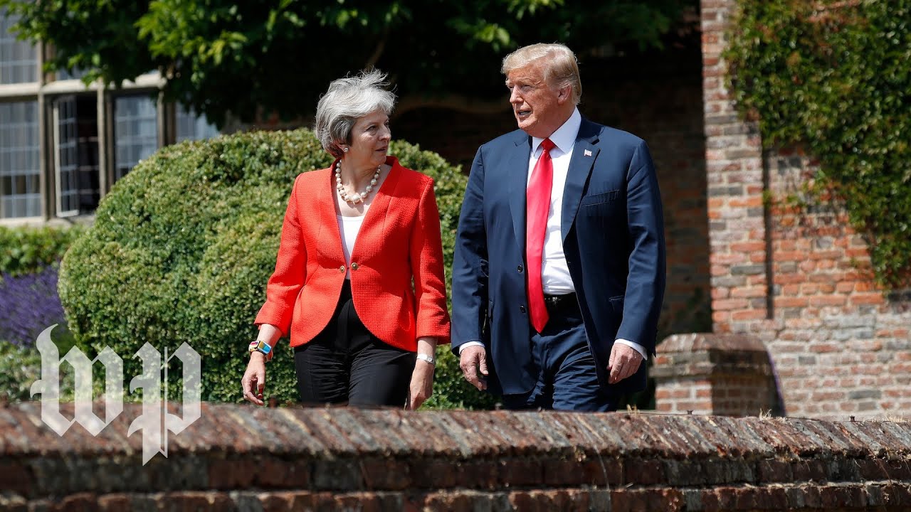 Trump's news conference with May, in 3 minutes - YouTube