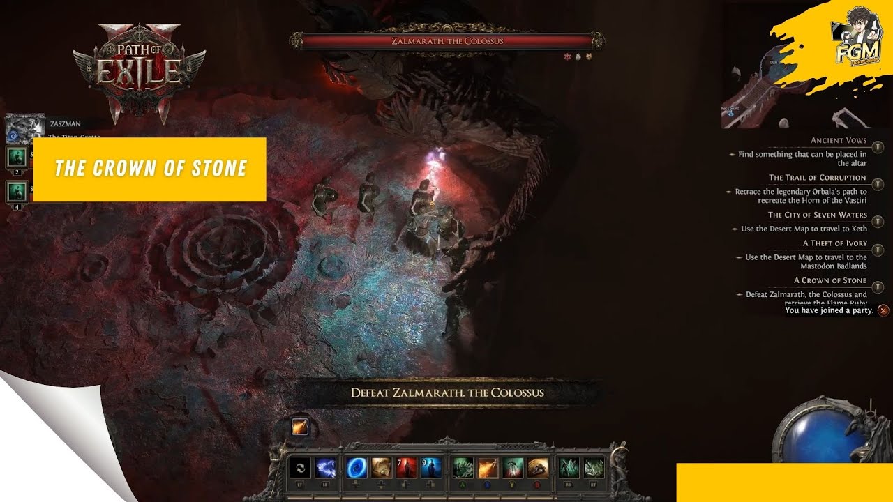 The Crown Of Stone Game Path Of Exile 2 - YouTube
