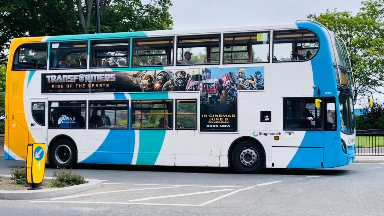 Stagecoach Bus Grimsby/Cleethopres 19189 On 9 From Waltham To North Sea ...