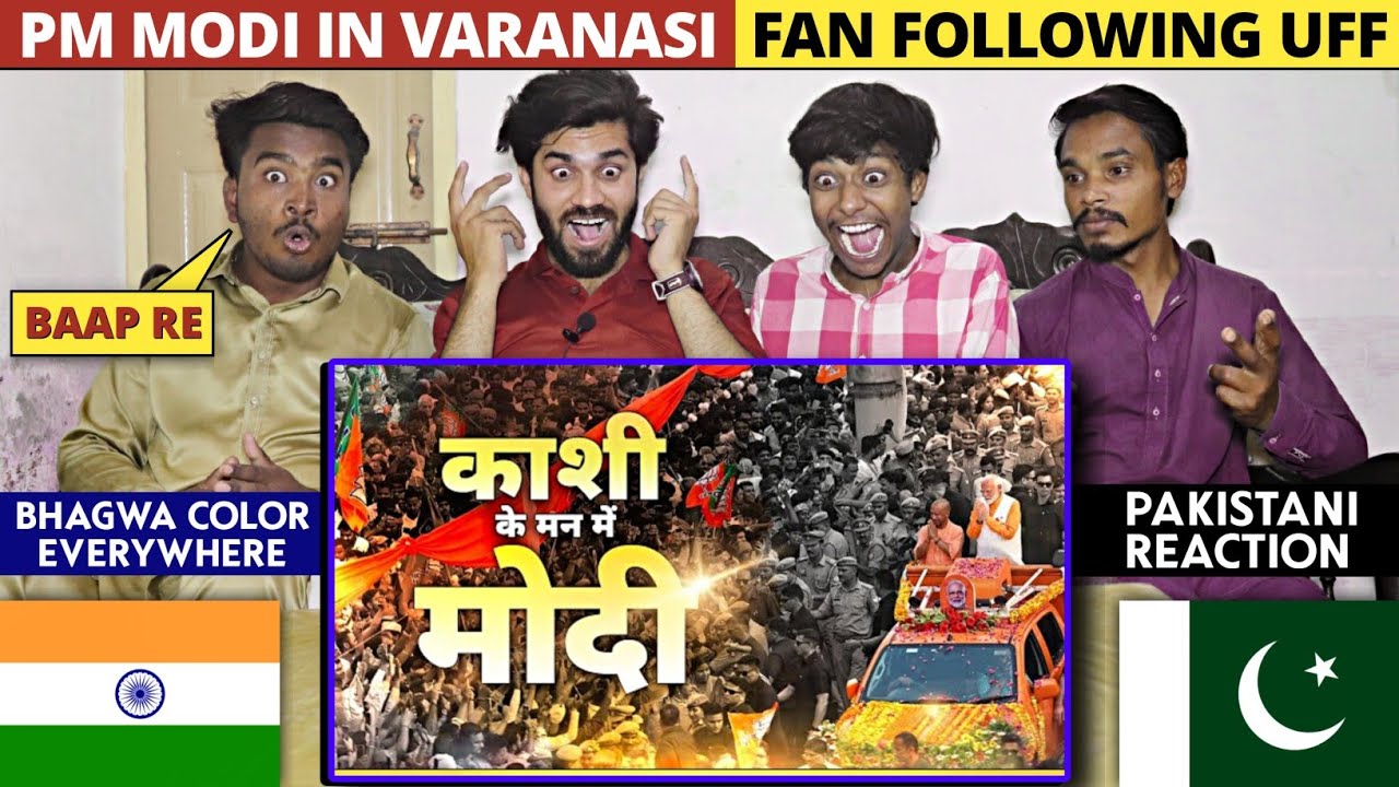 Pm Modi Varanasi Road Show - Huge Fan Following - Pakistani Reaction ...