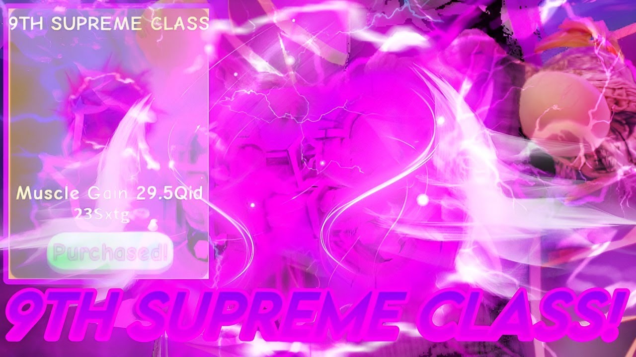 Unlocking 9TH SUPREME CLASS in Lifting Simulator! - YouTube