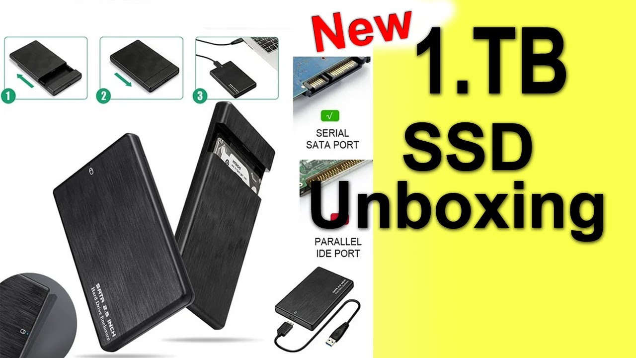 zebronics gaming ssd Unboxing & 1.TB SSD Hardisk External Drive ...