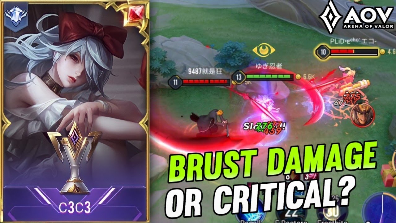 AOV : SINESTREA GAMEPLAY | Build Burst or Critical? - ARENA OF VALOR ...