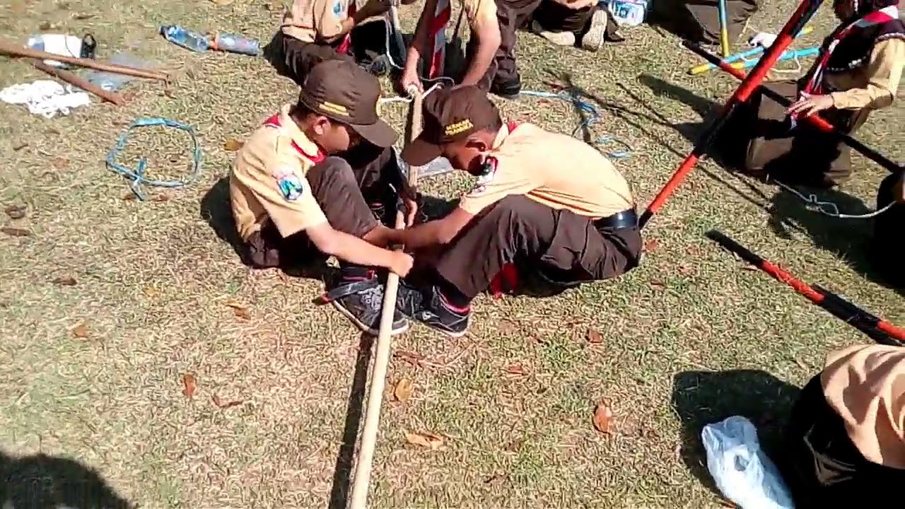 SDIT Robbani: Lomba Pioneering Penggalang Kwarran Singosari - YouTube
