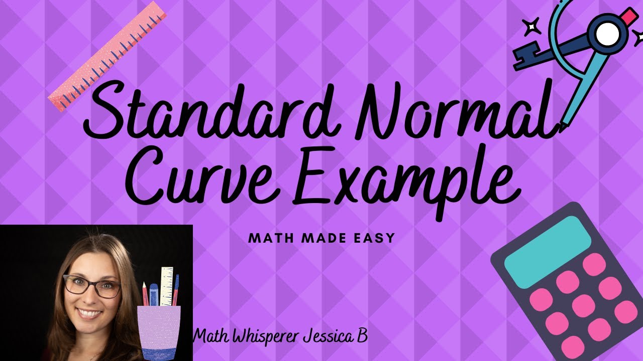 Standard Normal Curve Example - YouTube