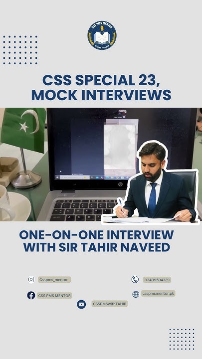 CSS SPECIAL 23 | MOCK INTERVIEWS WIITH TAHIR NAVEED - YouTube