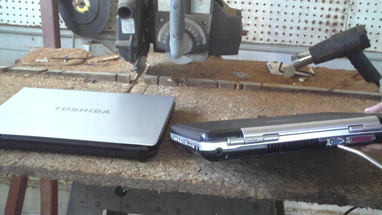 How to clean a notebook's cooling system using compressed air - YouTube