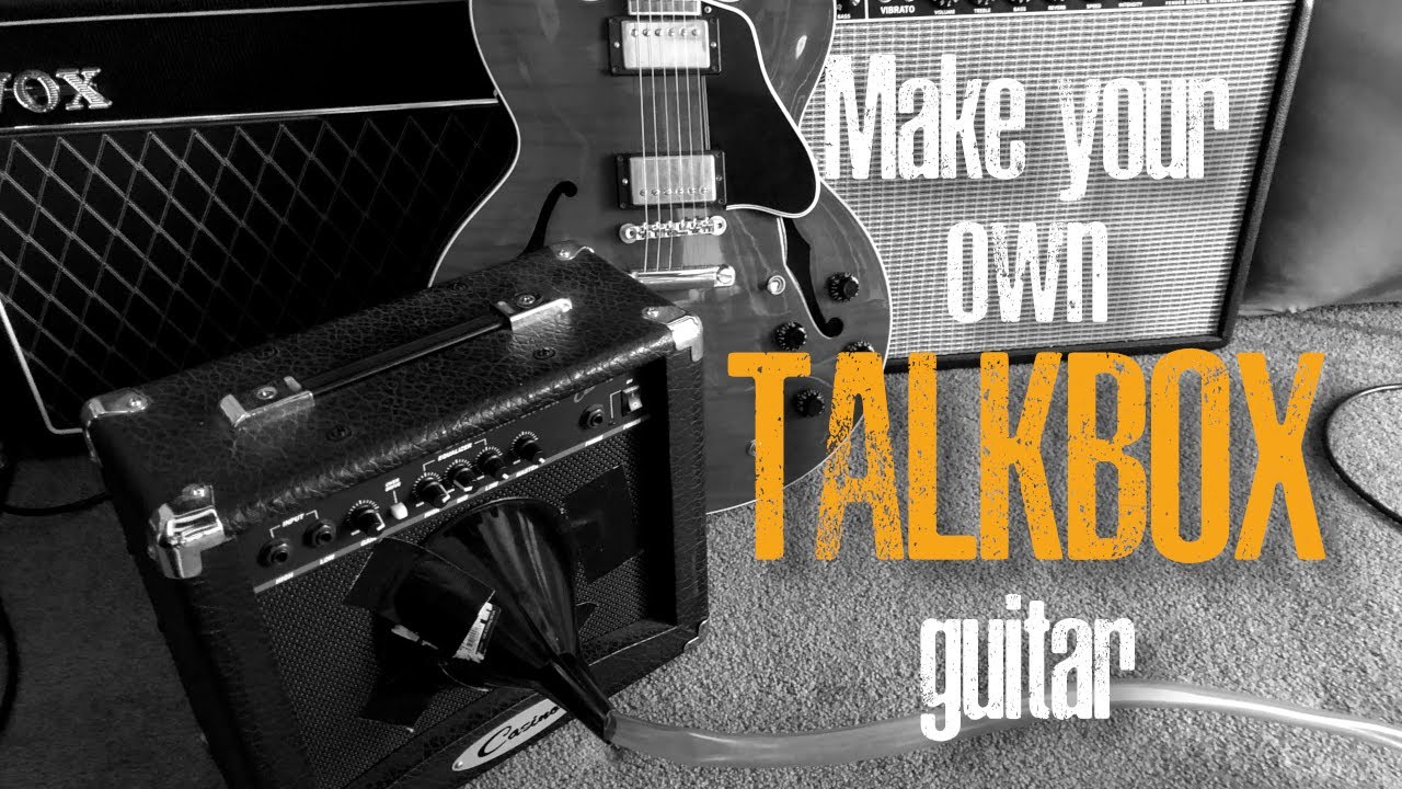 Make your own talkbox guitar - YouTube