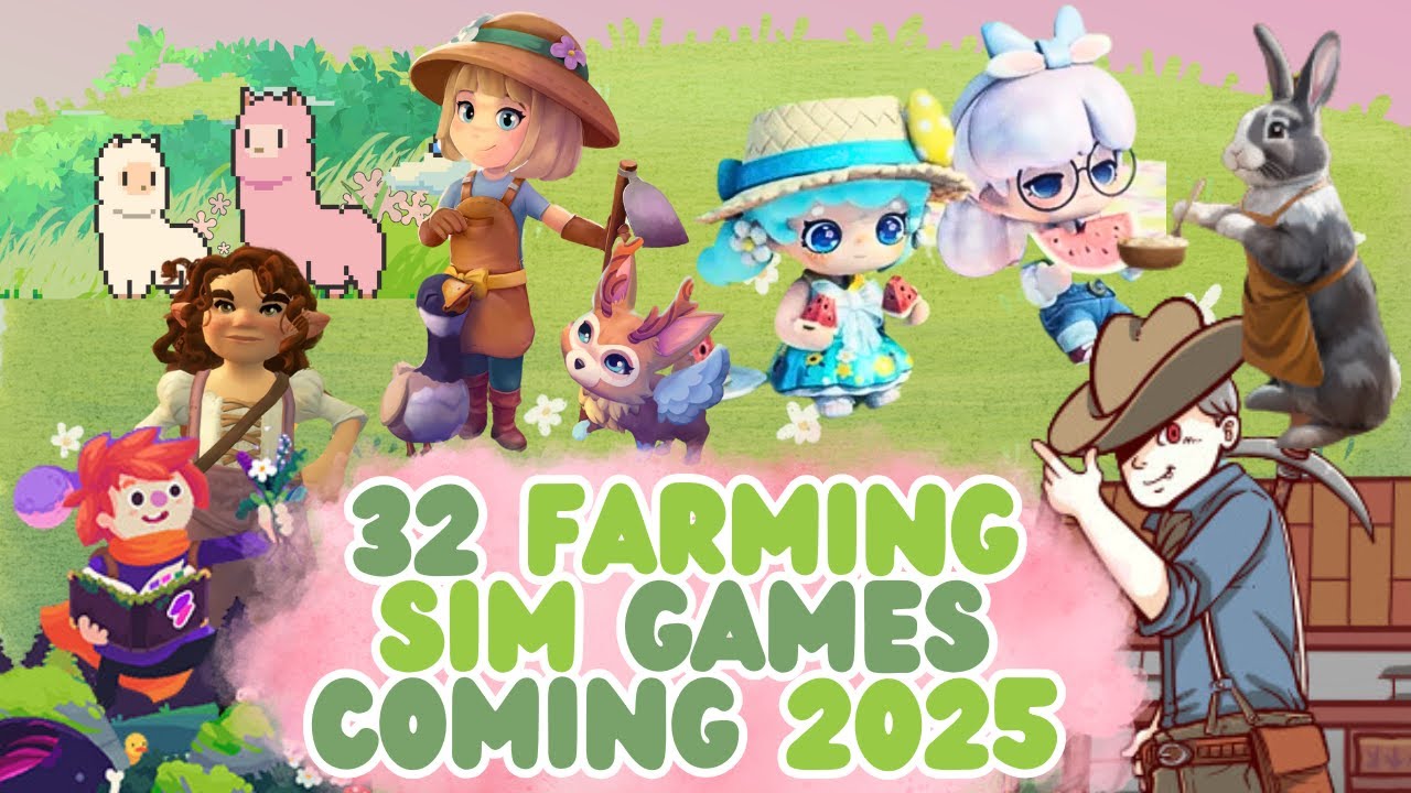 32 Farming Sim Games Coming Out in 2025 🍓 (Vampires, Cupid, Pirates ...