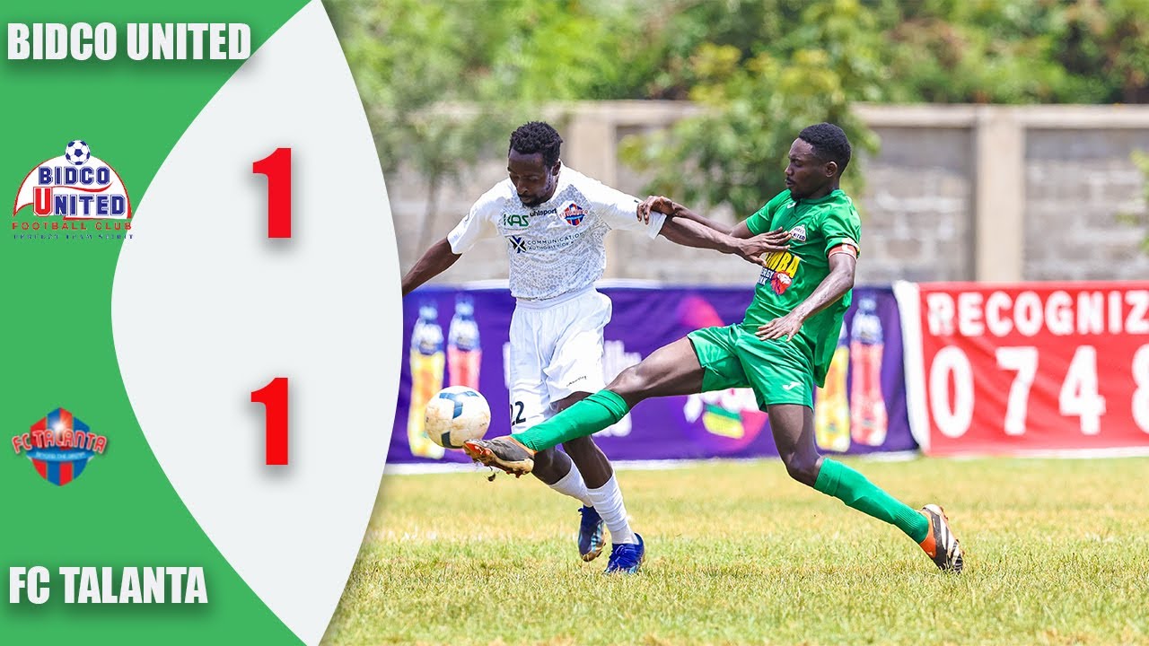Bidco United 1-1 FC Talanta FKF Premier League Highlights - YouTube
