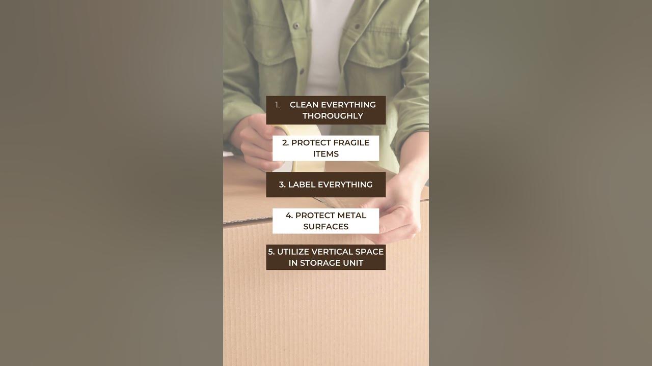 How To Prepare Your Items For Long-Term Storage 📦 - YouTube