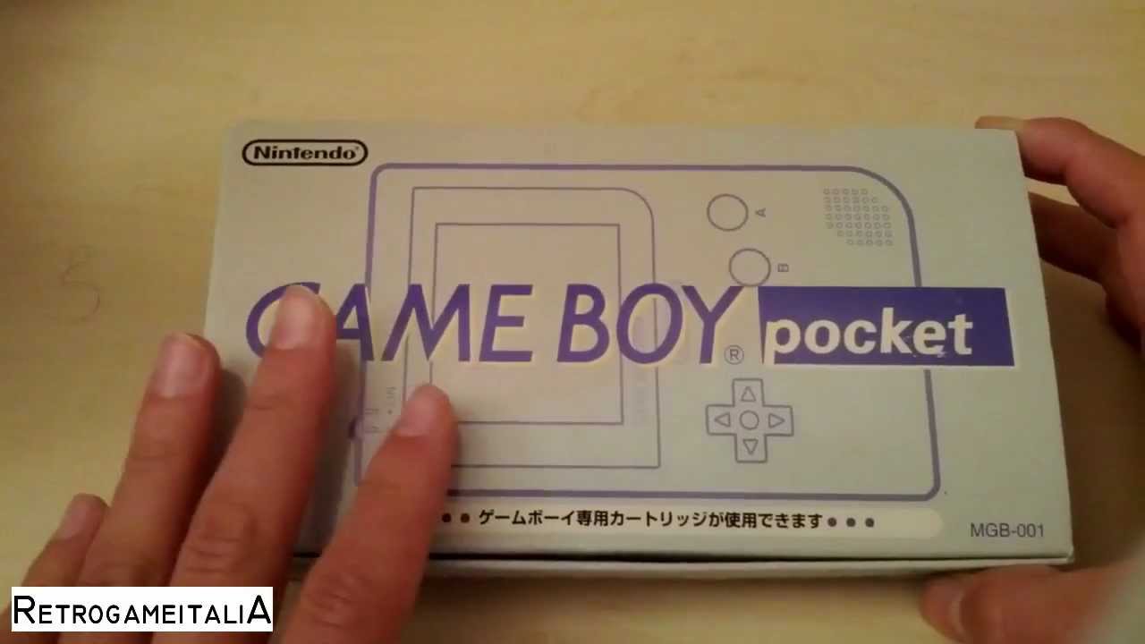 UNBOXING - GAME BOY POCKET NINTENDO japan limited edition ita RARO ...