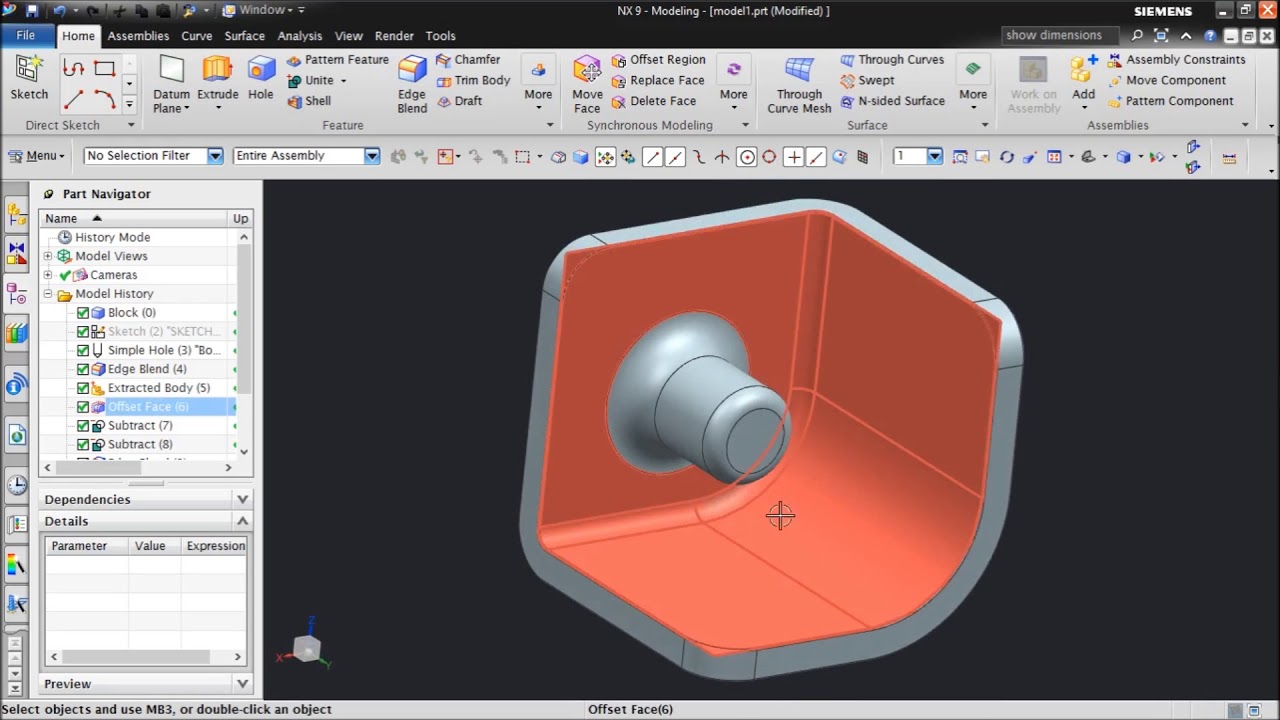 Siemens NX - Short Cut To Modify Feature Dimensions - NX CAD Tip #100 ...