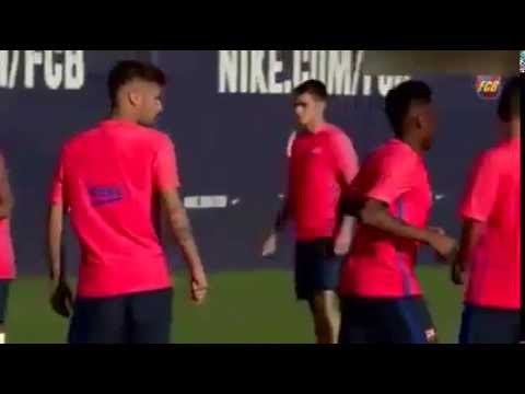 Arda Turan bacak arası yedi barcelona antreman ...Barcelona traıning ....