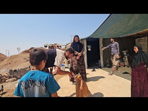 Narges & the Kids Faced Unexpected Challenges on Their Way Back to the City 🚗⚠️😮خ