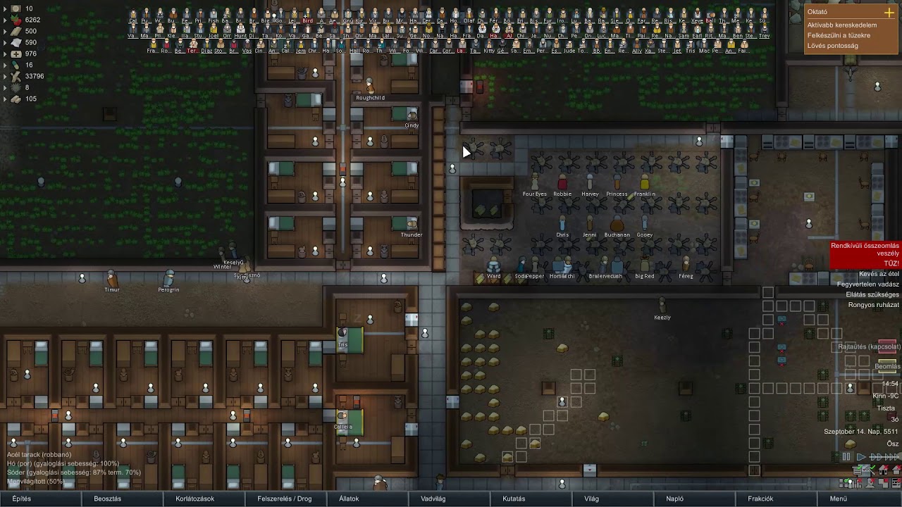 RimWorld massive raid easily handled #5 - YouTube