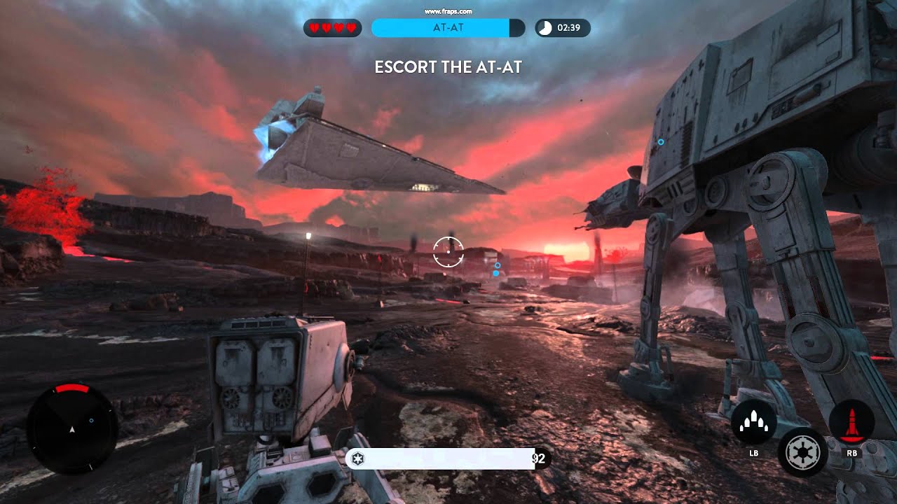Star Wars Battlefront Sullust Star Destroyer - YouTube