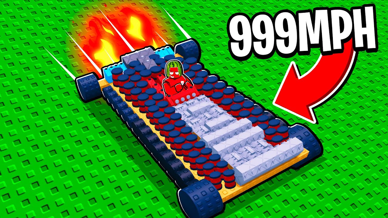 Building the Biggest and Fastest Car in Roblox Build a Car - YouTube