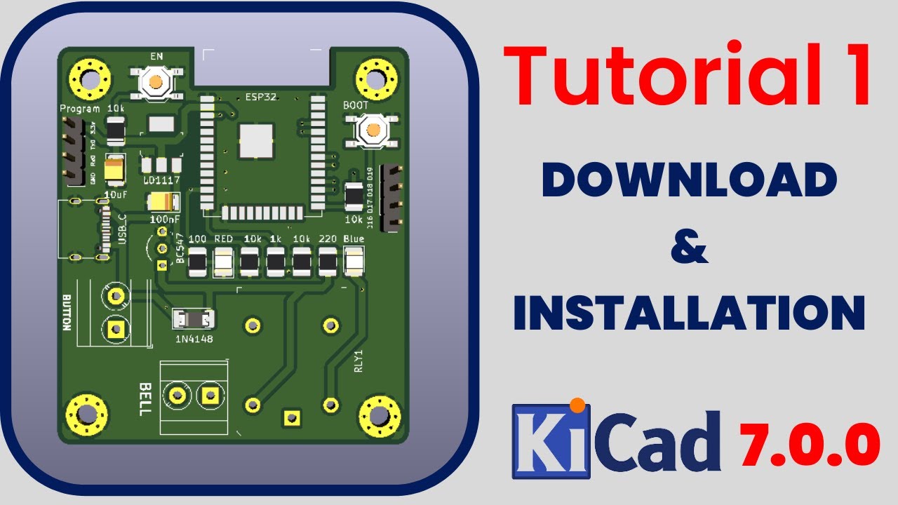 How to Download and Install Kicad 7.0 (Tutorial 1) in Urdu - YouTube