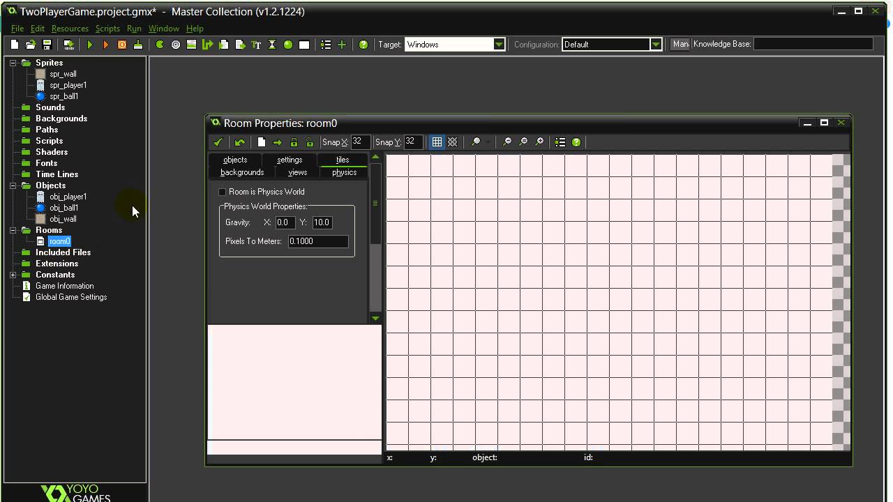 GPC 02-01-A (GameMaker Sprites, Objects, Events) - YouTube