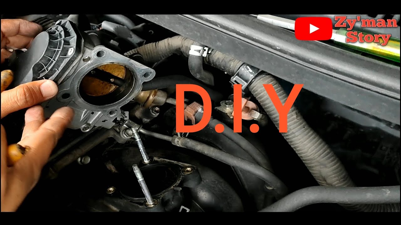 DIY Cuci Throttle Body Toyota Innova #toyotainnova #toyota - YouTube
