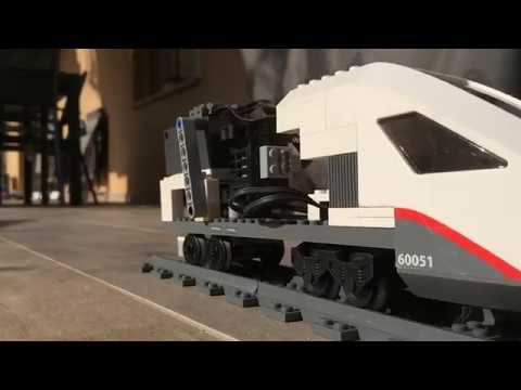 Super fast lego rc train - YouTube