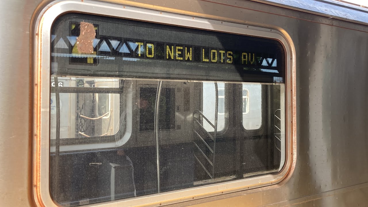 MTA Subway: R142/A 4 train Action at Saratoga Avenue - YouTube