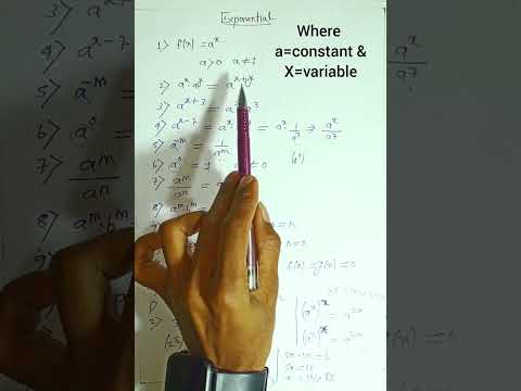 Exponential function || Exponential equation ||Exponential Inequality # ...