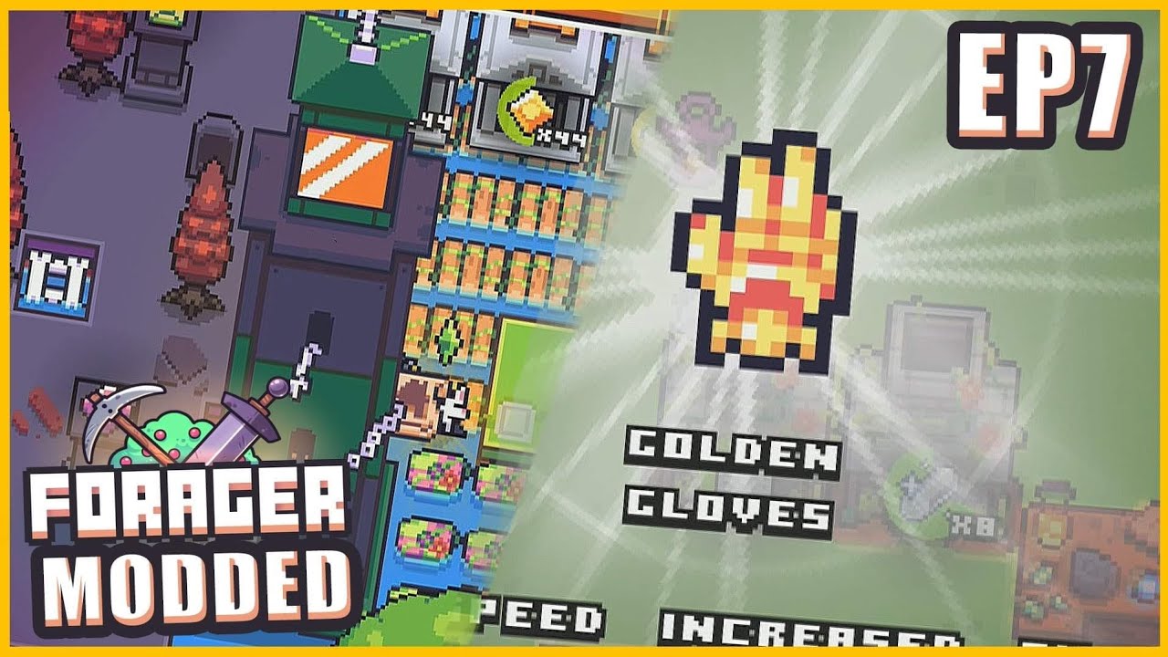 THE RUN AWAY GOLD | Forager Modded Gameplay S2 Ep7 - YouTube