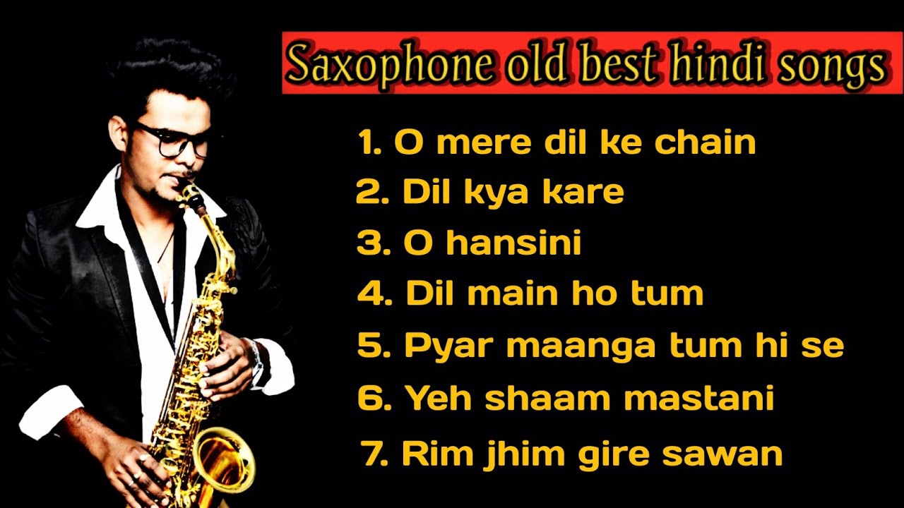 Saxophone music | Best Romantic instrumental | Hindi old songs ...