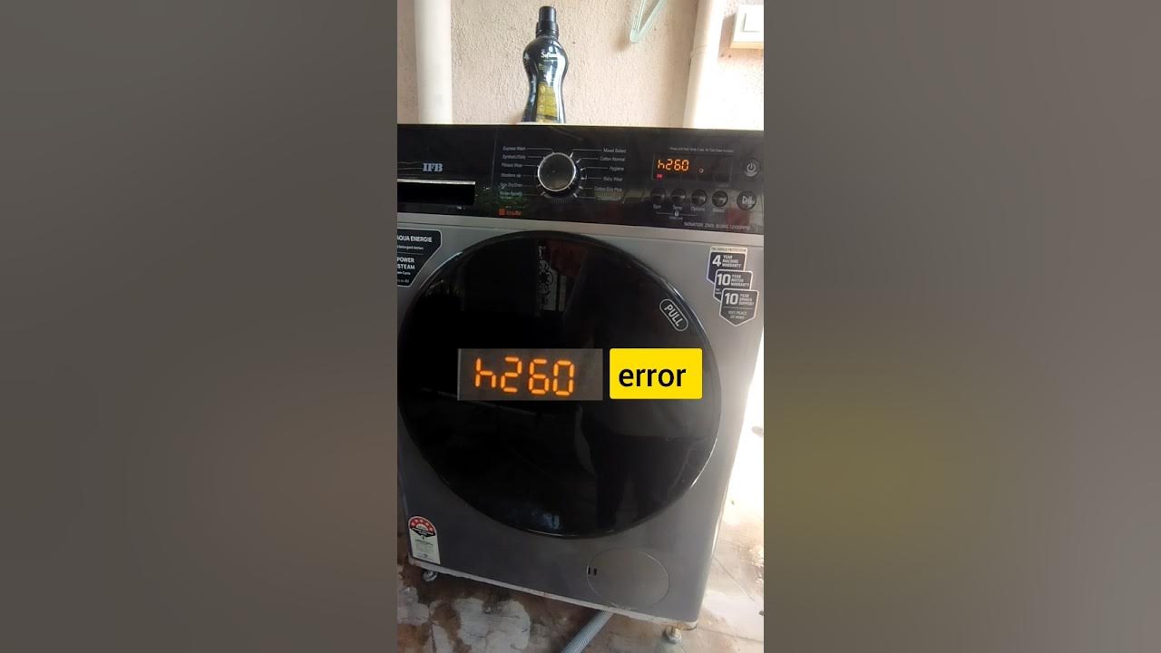 h260 / L175 error in ifb washing machine.ifb washing machine h260 error ...
