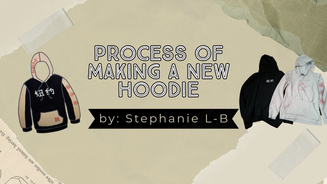 Process of making a new hoodie - YouTube