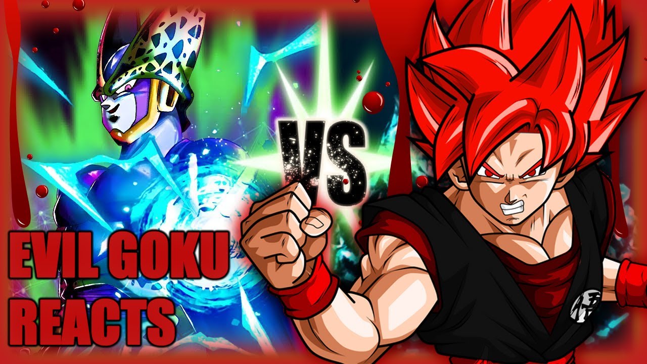 Evil Goku Reacts To | Perfect Cell Vs Budget Increase Godzilla - YouTube