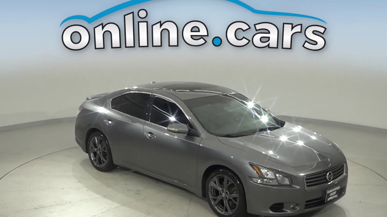 A16632GT Used 2014 Nissan Maxima Gray Sedan Test Drive, Review, For ...