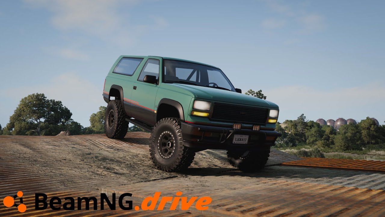 BeamNG.drive | Gavril D-Series D10 | Industrial Site - YouTube