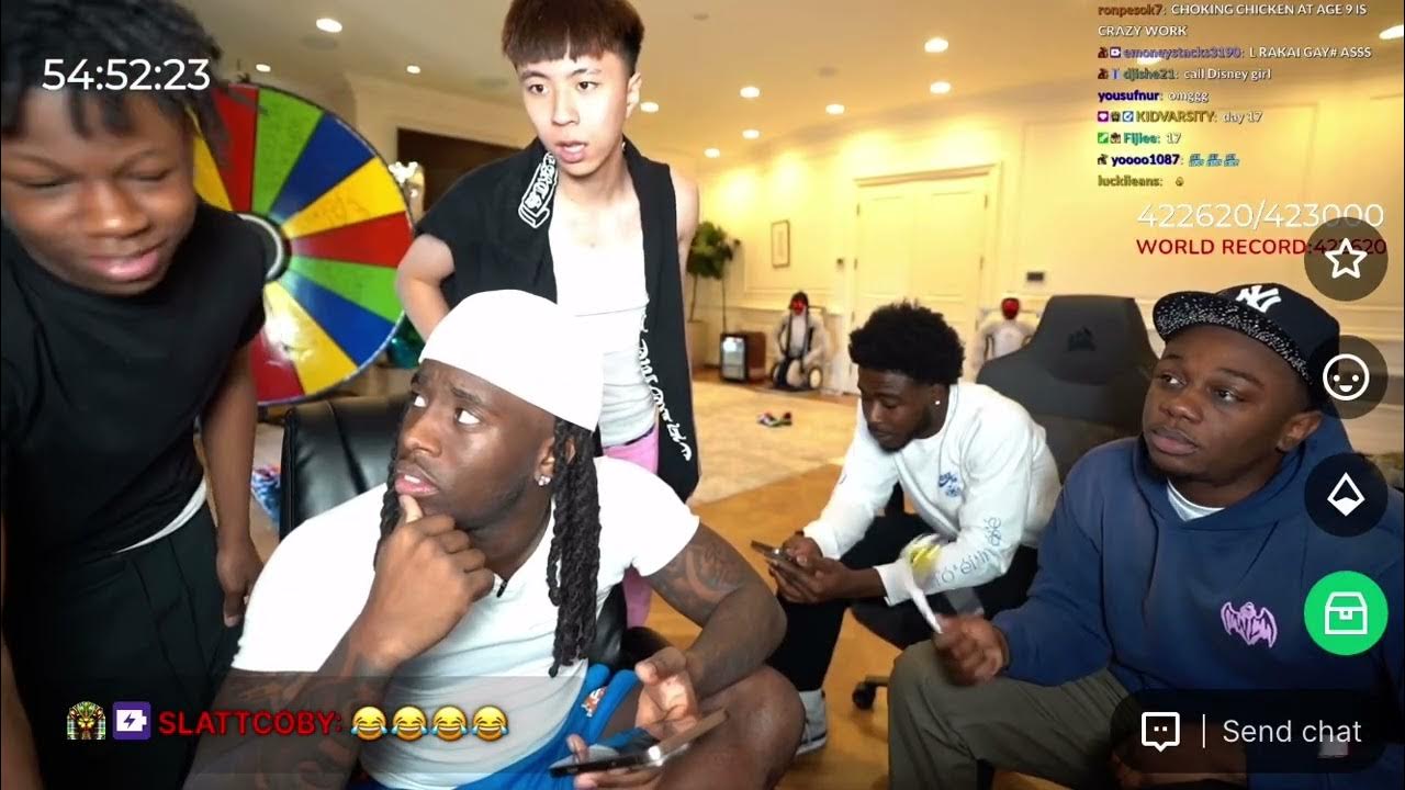 Kai Cenat live mafiathon day 17 - YouTube