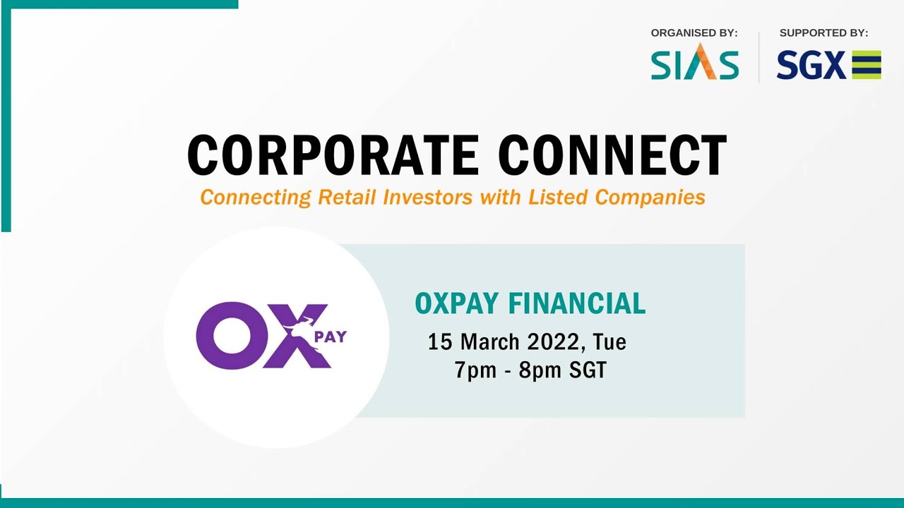 Corporate Connect Webinar feat. OxPay Financial – 15 March 2022 - YouTube
