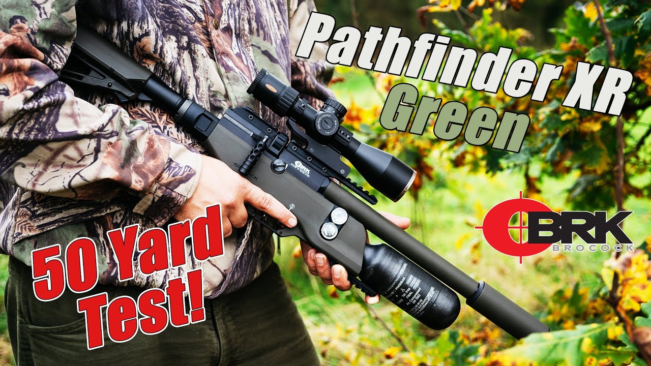 Shooting the Pathfinder XR Olive Green at 50 yards - YouTube