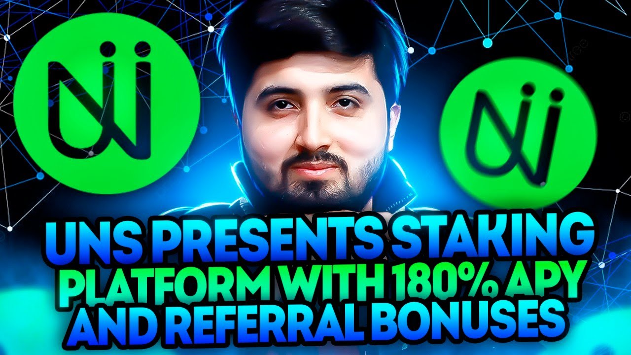 UNS presents Staking platform with 180% APY and Referral Bonuses - YouTube