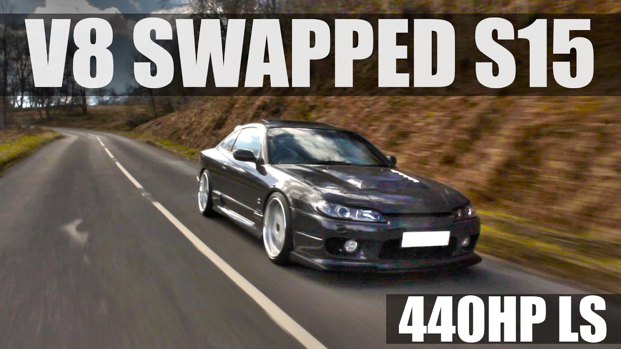 🐒 6.0L V8 SWAPPED NISSAN SILVIA S15 REVIEW - YouTube