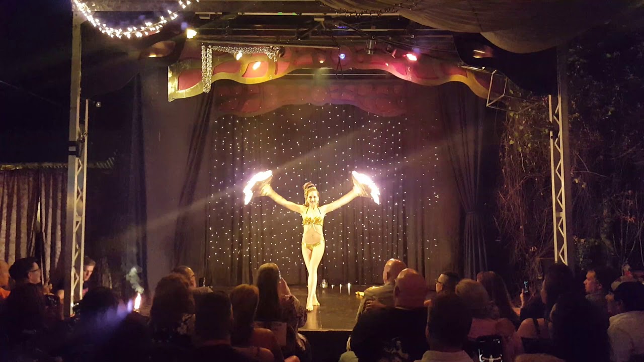 Fire Burlesque Act for Cabaret Noir - YouTube