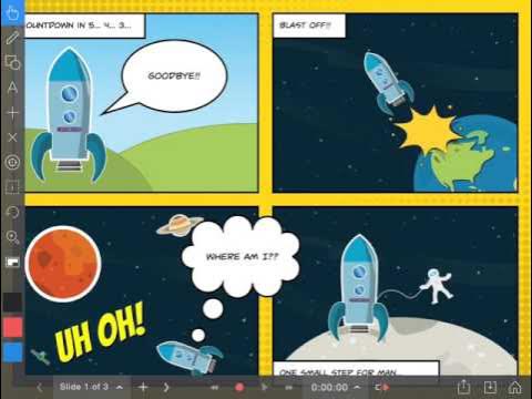Export a comic book from Book Creator to create an animated video in ...